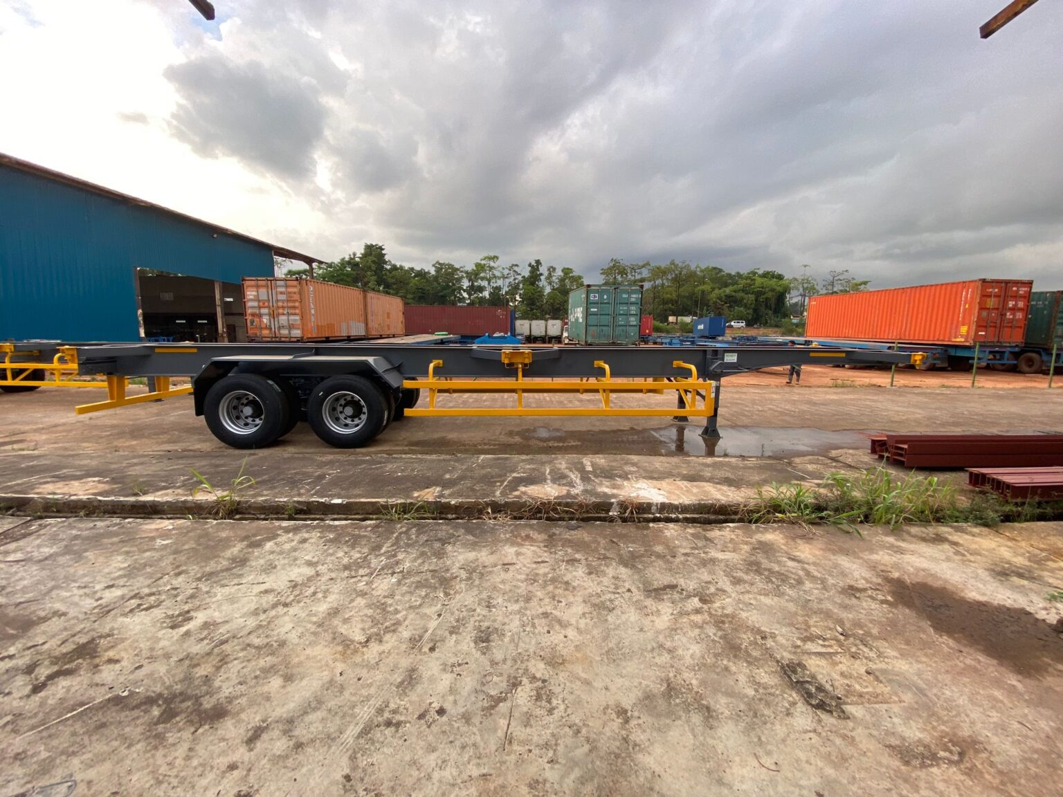Skeletal Container Chassis & Trailer | PT MEtalindo